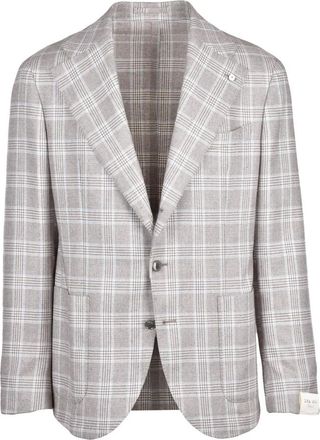 L.B.M. 1911 L.b.m. 1911, Homme, Vestes, Beige, Taille: 2XL Giacca Sfiancata