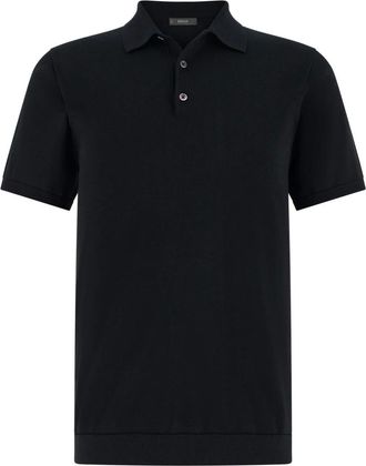 Boggi Milano Homme, Pulls, Noir, Taille: L Polo Maille Coton et Soie