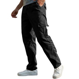 Generic MJGkhiy Pantalon De Travail Homme Cargo &Eacute;lastique Randonn&eacute;e Tactique Militaire Pantalon Chino avec Plusieurs Poches Baggy Stretch Treillis Combat Jogg