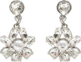 Simone Rocha Heartbloom Tropfenohrringe - - Accessories - Damen - Beige - ONE SIZE