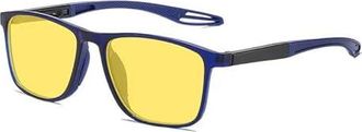 Generic Lunettes de soleil de sport ultra l&eacute;g&egrave;res Vision nocturne Anti-lumi&egrave;re bleue Lunettes de jeu pour ordinateur et t&eacute;l&eacute;phone Confortable et agr&eacute;able pour