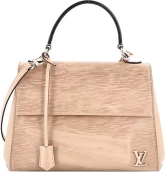 Louis Vuitton Cluny Top Handle Bag Epi Leather MM satchel - Tons neutres