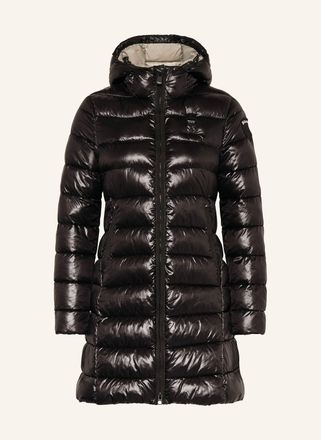 Blauer Steppmantel Adelaide schwarz