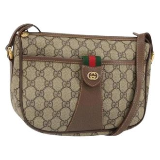 Gucci Sac bandouli&egrave;re en plastique Pre-owned - Femme - Pre-owned - Beige - Taille: ONE Size