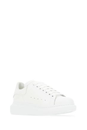 Alexander McQueen Leather Sneakers - White