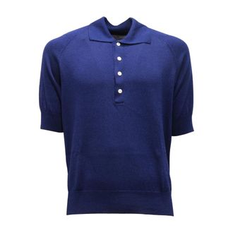PT01 Italienisches Stilhemd - Hergestellt in Italien - - Tops - Herren - Blau - S