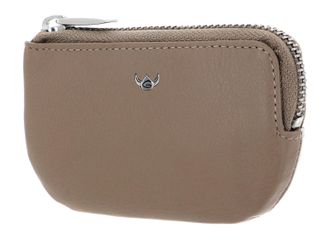 Golden Head Leder Schl&uuml;sselm&auml;ppchen Madrid Zipped Key Case Taupe beige
