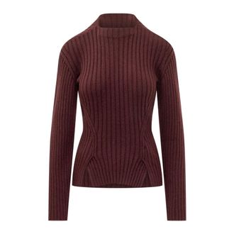 Victoria Beckham Rippstrickpullover - - Knitwear - Damen - Rot - S