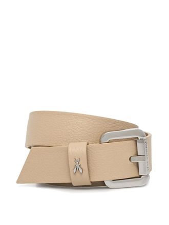 Patrizia Pepe Gürtel mit Logo-Schild - Nude