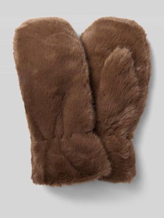 b.young Handschuhe aus Kunstfell Modell WOLFIE