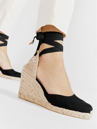 Castaner Espadrilles Carina/8/001 020962-100 Schwarz