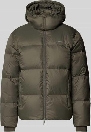 Calvin Klein Regular Fit Daunenjacke mit abnehmbarer Kapuze