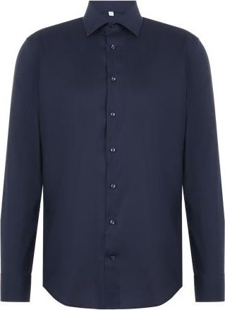 Seidensticker Chemise slim Kent en serg&eacute; de coton