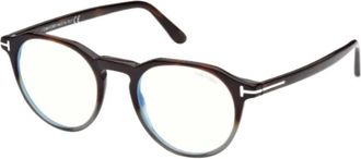 Tom Ford Eyewear lunettes de vue à monture ronde - Marron