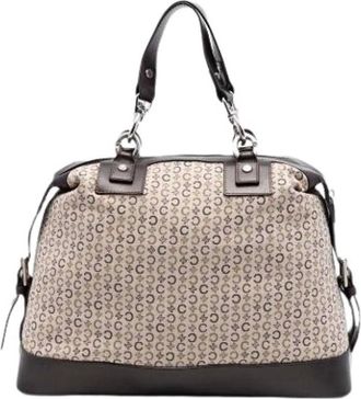 Celine Sac &agrave; main vintage Pre-owned en toile - Femme - Pre-owned - Beige - Taille: ONE Size