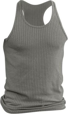 Generic Deal du jour aujourdhui Pull Homme Grande Taille 3Xl T Shirt Debardeur Homme Gainant Homme Slim Fit Debardeur Homme Coton Cotel&eacute; Maillot De Corps Spor