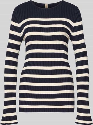 Soyaconcept Strickpullover mit Rundhalsausschnitt Modell DOLLIE