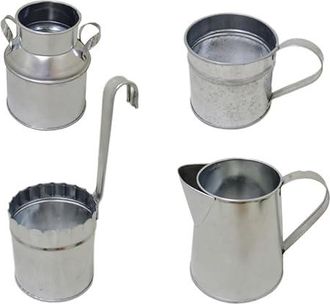 BESPORTBLE Mini Pot De Fleurs en Tôle De Fer pour Composition Décoration Dintérieur Accessoire Photo