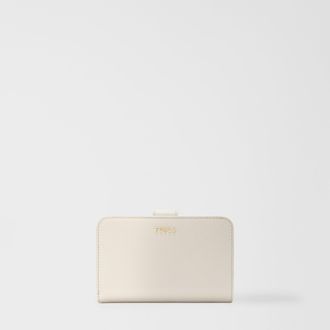 Furla Classic Kompaktes Portemonnaie Perla E Hellgrau Andromeda Kalbsleder Damen