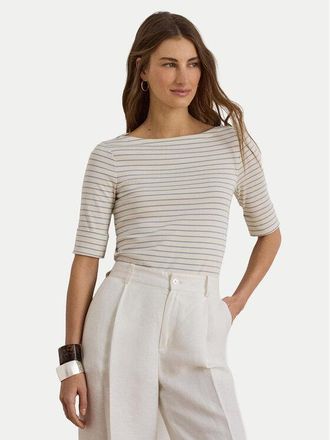 Lauren Ralph Lauren Bluse Judy 200P13919001 Beige Regular Fit