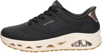 Skechers Femme, Sport, Noir, Taille: 39 EU Uno Glide Step - Glide On Air Baskets