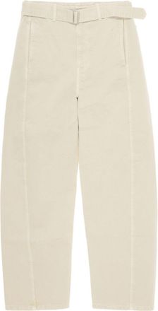 Christophe Lemaire Verdrehte Wide-Leg-Jeans - Nude