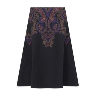 Etro Damen, R&ouml;cke, Schwarzk, SGr&ouml;&szlig;e