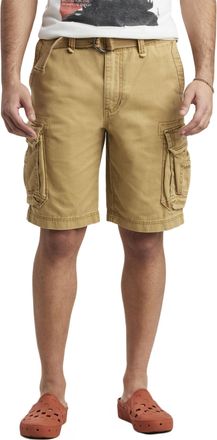 Unionbay Herren Survivor Cargo-Shorts mit Gürtel - Reg und Big & Tall Größen Cargos, Roggen, 54 DE