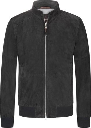 Windsor Blouson Borello aus softem Veloursleder in