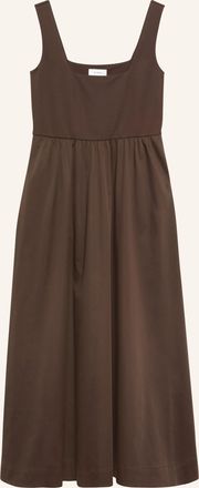 Comma Comma Kleid Im Materialmix braun
