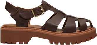 Timberland Femme, Chaussures, Brun, Taille: 38 1/2 EU Stone Street Fisherman Platform Sandal