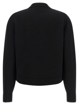 Moncler Quilted Hybrid Virgin Wool Down Jacket - Black