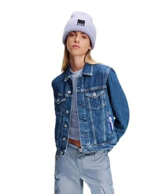 Karl Lagerfeld Karl Lagerfeld Jeans, Veste En Jean Femme, Coupe Classique, Bleu, S