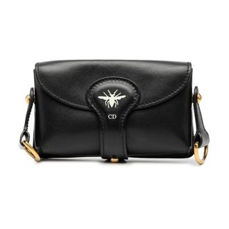 Dior Sac bandouli&egrave;re en cuir pr&eacute;-poss&eacute;d&eacute; - Femme - Pre-owned - Noir - Taille: ONE Size