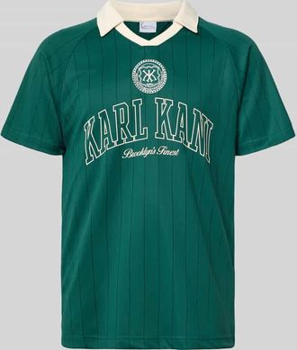 Karl Kani Regular Fit T-Shirt mit Umlegekragen