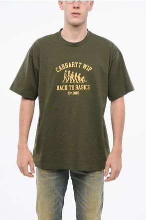 Carhartt Work in Progress Printed Organic Cotton BACK TO BASIC Crew-neck T-Shirt size Xl