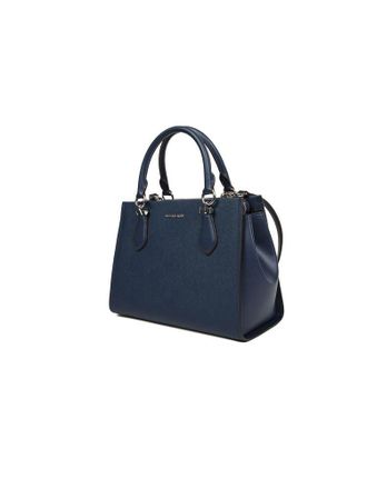 Michael Kors Womens Satchel Navy Leather Satchel-bags