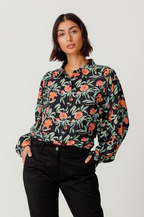 SKFK Damen vegan Hemd Matti Mehrfarbig