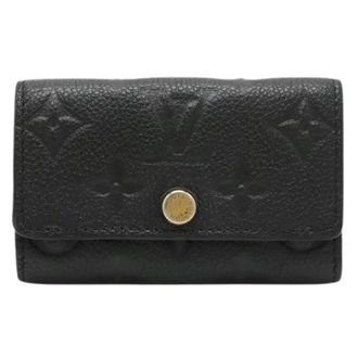Louis Vuitton Pre-owned &Eacute;tui &agrave; Cl&eacute;s Monogram Empreinte - Femme - Pre-owned - Noir - Taille: ONE Size