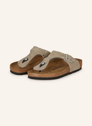 Birkenstock Zehentrenner Gizeh Rivet Leve beige