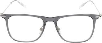 Montblanc Montblanc, Homme, Accessoires, Gris, Taille: 53 MM Rectangle Eyeglasses