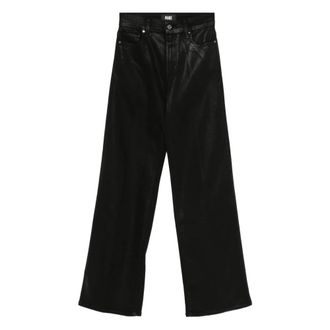 Paige Anessa 31 Wide Leg Jeans - - Jeans - Damen - Schwarzk - W29