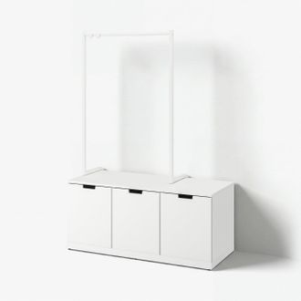 IKEA NORDLI Kommode mit 3 Schubladen