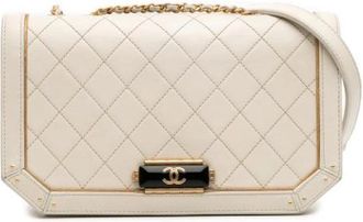 Chanel Pre-owned Flap - Femme - Pre-owned - Beige - Taille: ONE Size