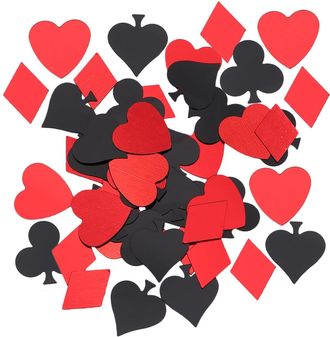 NUOBESTY Lustige Poker Streudeko 90g Kunststoff Pokerreste Tischdeko f&uuml;r Geburtstag Hochzeit Party