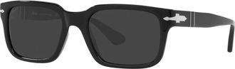 Persol Mutige und raffinierte Sonnenbrille mit polarisierten Gl&auml;sern - - Accessories - unisex - Schwarzk - 53 MM
