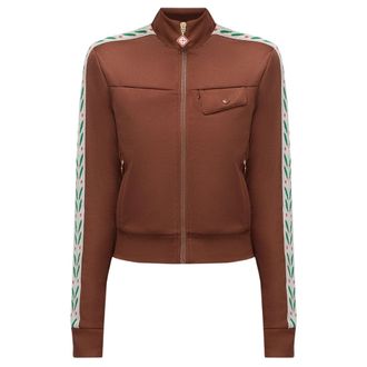 Casablanca Laurel Track Top Braune Jacken