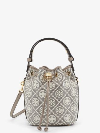 Tory Burch T Monogram coated canvas bucket bag - TORY BURCH - gender_Woman