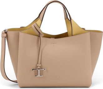 Tod's Femme, Sacs, Beige, Taille: ONE Size Mini Sac &agrave; Main en Cuir