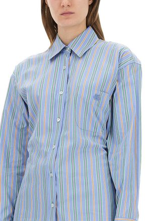 Etro Jacquard Back Knot Shirt - Blue